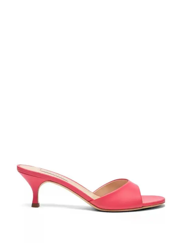 Casadei Julia Leather Sandals - Pink