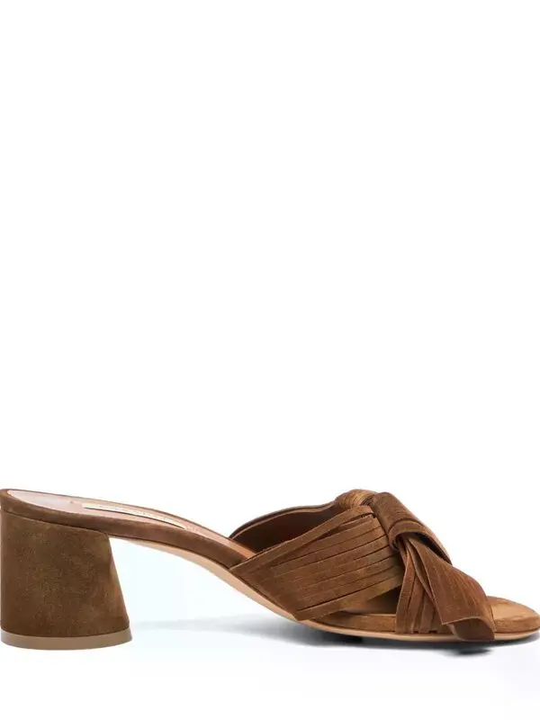 Casadei Cleo Xanadu Suede Mules