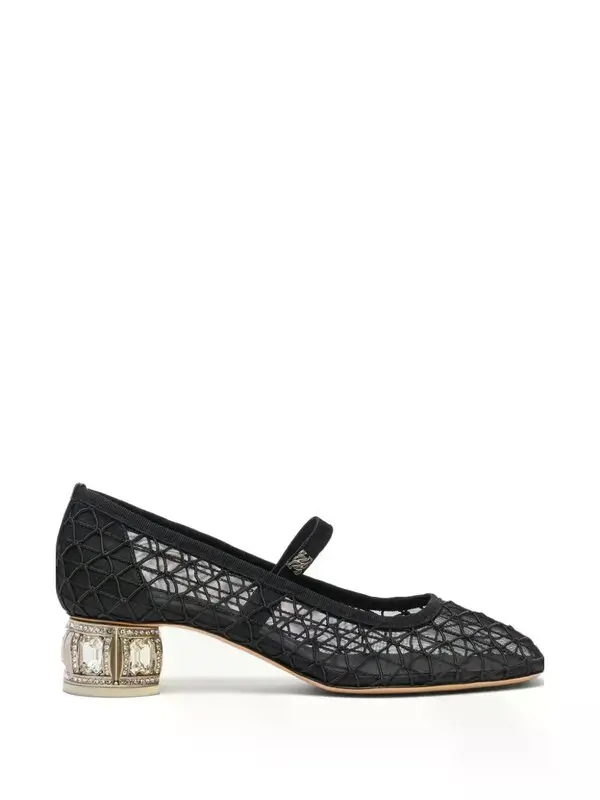 Casadei Belle Epoque Jewel-heel Pumps - Black