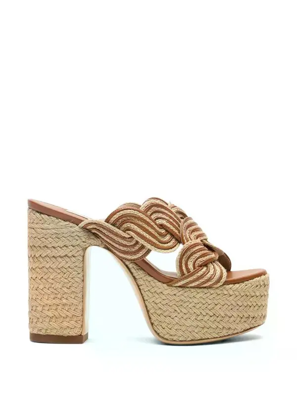 Casadei Thaiti Platform Pumps - Neutrals