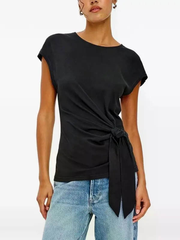 Rails Tie-waist T-shirt - Black
