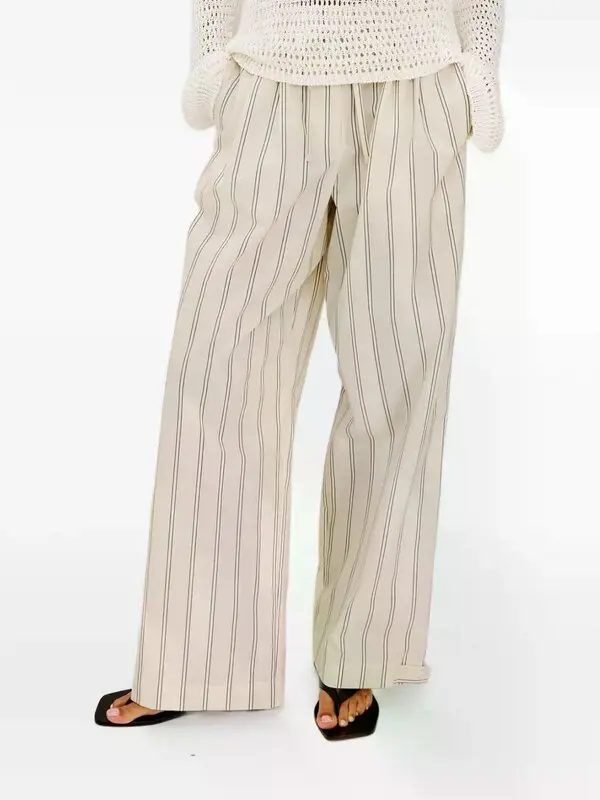 Rails Fulham Striped Trousers - Neutrals