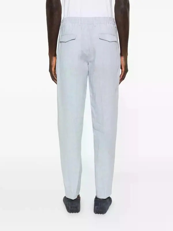 Eleventy Pleated Trousers - Blue