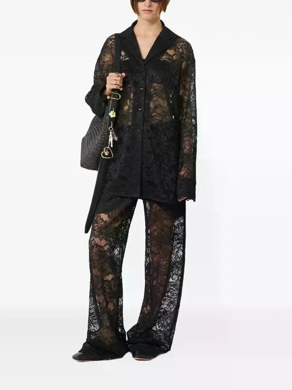 Sportmax Lace Floral Shirt