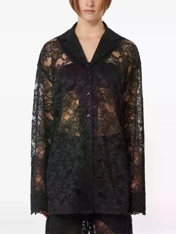 Sportmax Lace Floral Shirt