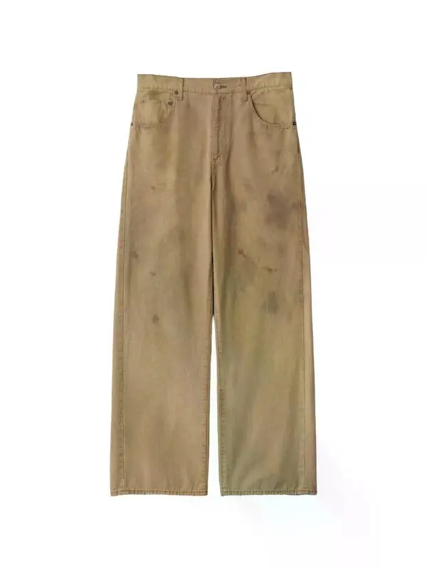 STEIN Sulfur-dyed Oxford Wide-leg Trousers