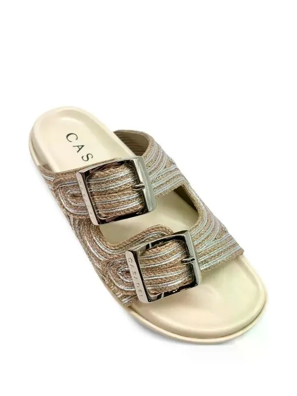 Casadei Birky Tahiti Buckle-strap Sandals