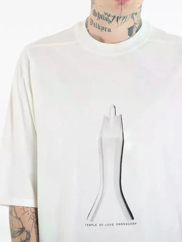 Rick Owens Graphic Jumbo T-shirt