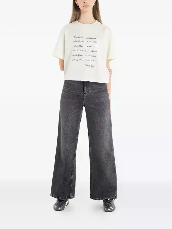 Calvin Klein Logo Crop Top