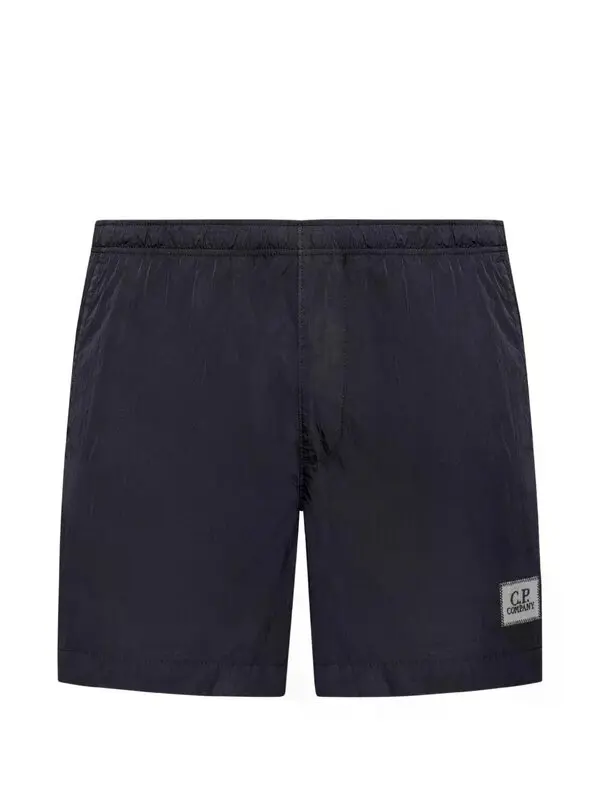 C.P. COMPANY Logo Swim Shorts - Blue
