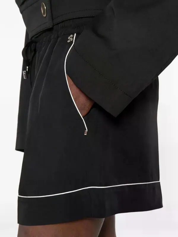 Sportmax Drawstring Shorts - Black