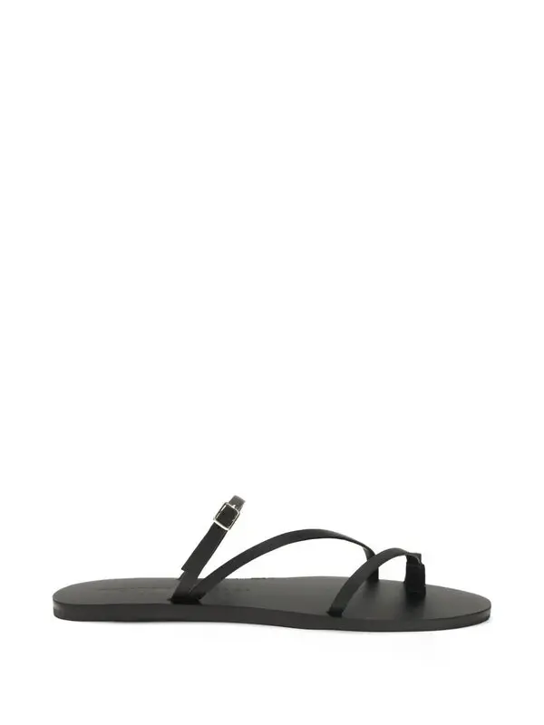 Manebí X Alex Rivière Studio Giorgia Leather Sandals - Black