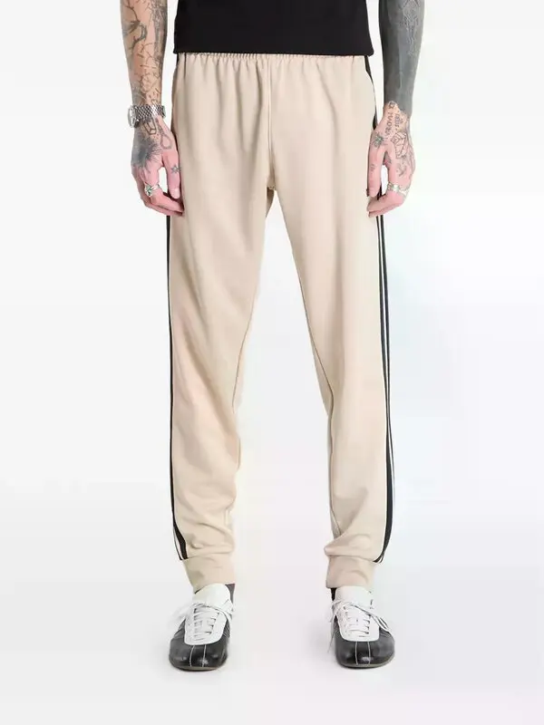 Adidas Sst Side-stripe Track Pants - Neutrals