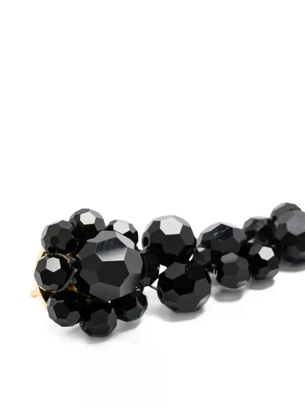 Simone Rocha Beaded Drop Earrings - Black