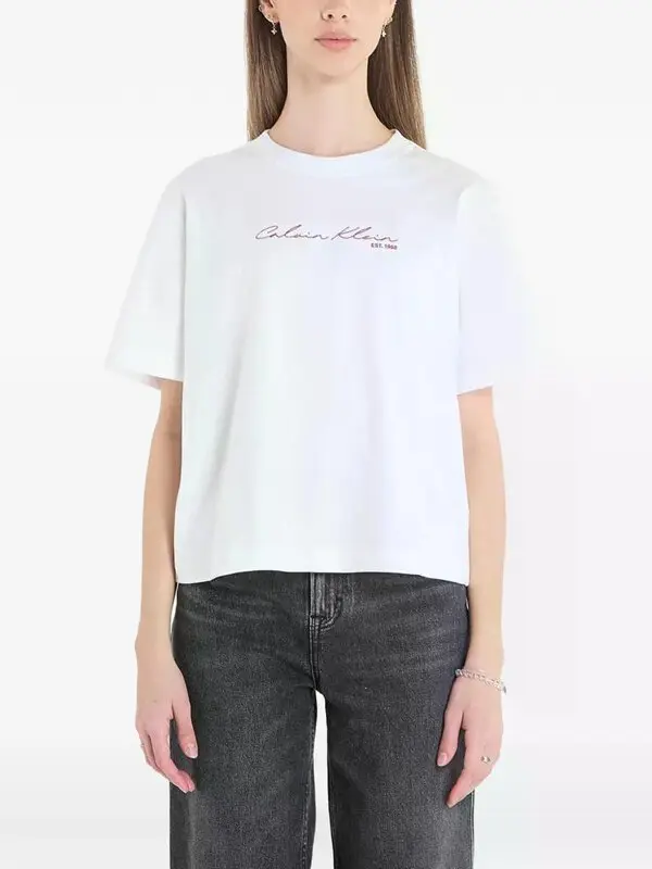 Calvin Klein Graphic Boxy T-shirt - White