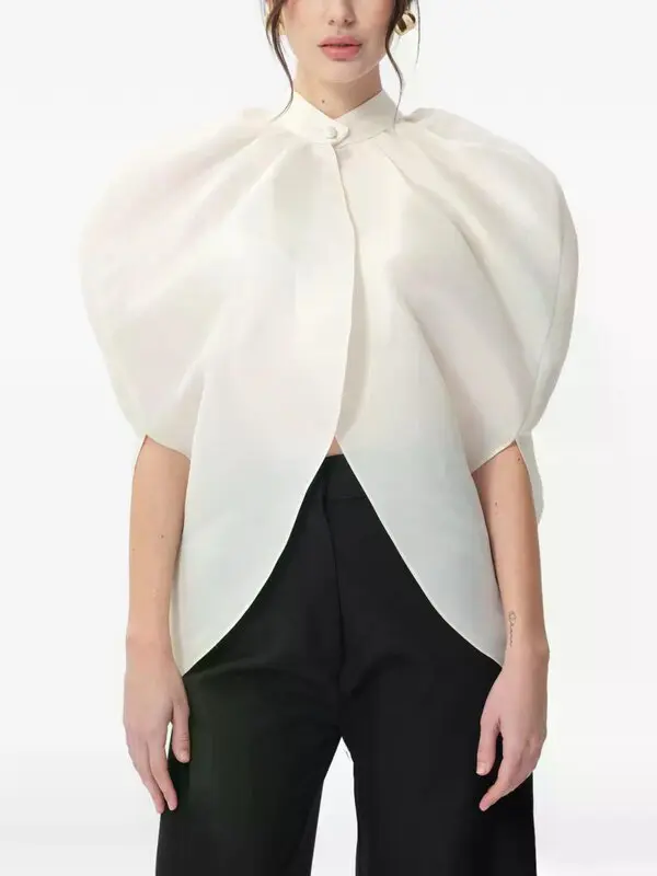 CONCEPTO Sage Cape Blouse