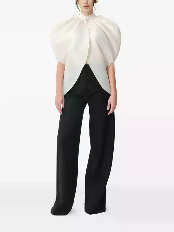 CONCEPTO Sage Cape Blouse
