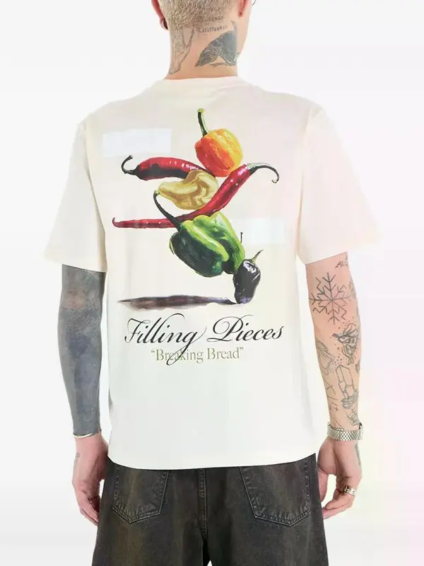 Filling Pieces Pepper Antique T-shirt - White