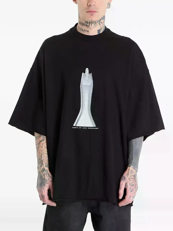 Rick Owens Jumbo T-shirt - Black