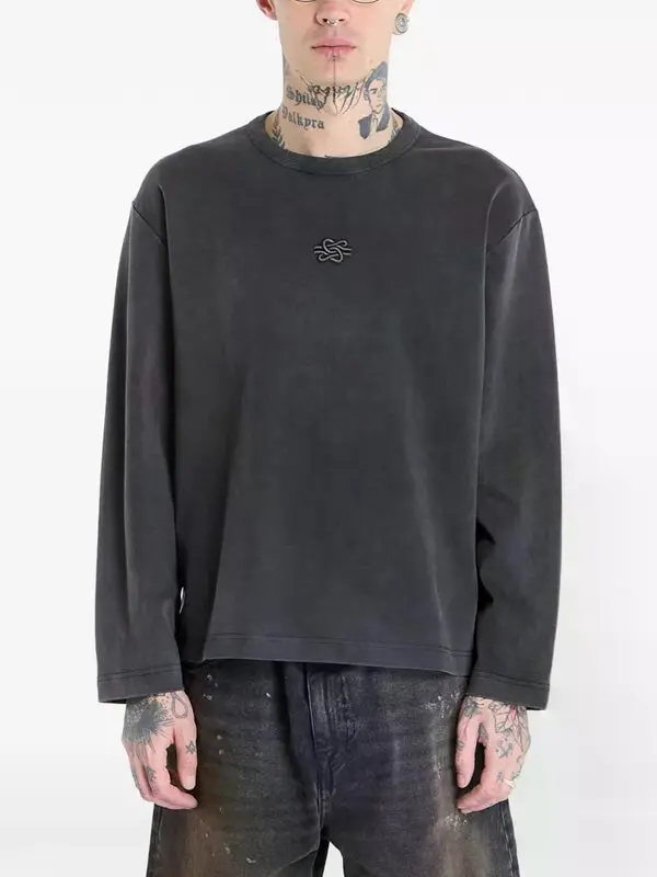Filling Pieces Boxy-fit Long-sleeve T-shirt - Black