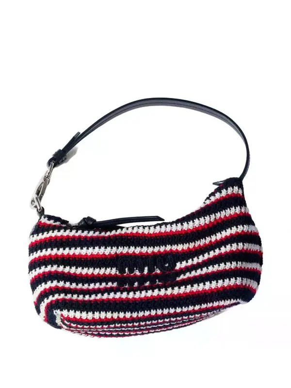 Miu Miu Crochet Pouch - Blue