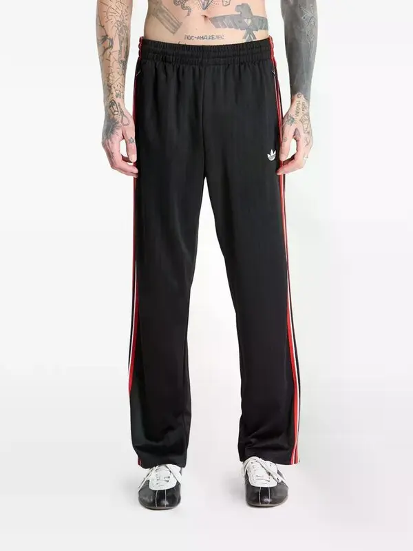 Adidas Firebird Pinstripe Track Pants - Black