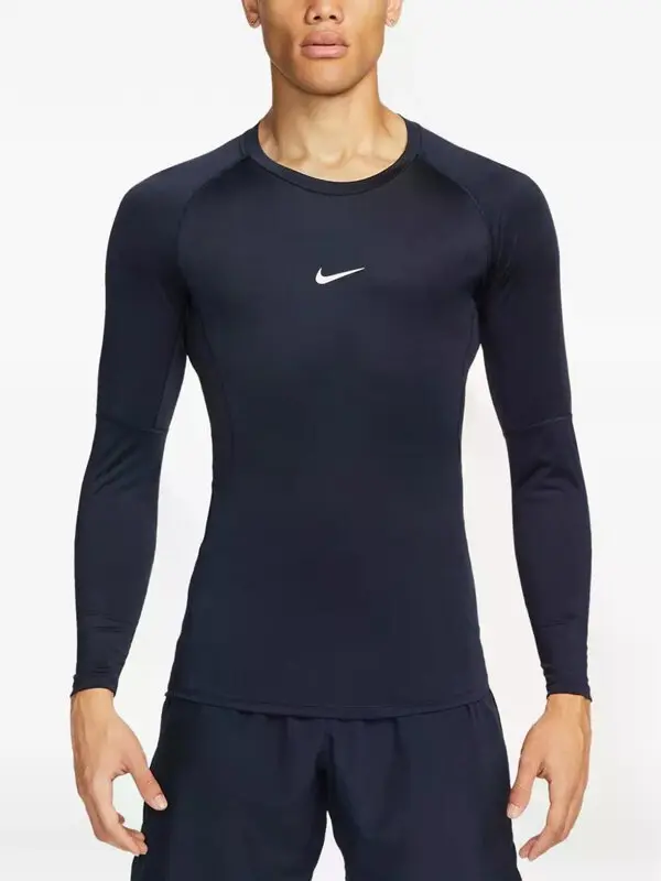 Nike Dri-fit Long-sleeved Top - Black
