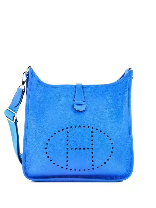 Hermès Evelyne Iii Clemence Pm Crossbody Bag - Blue