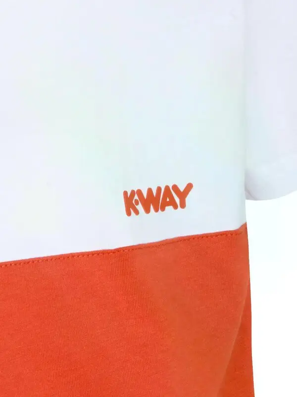 K-WAY Colourblock T-shirt - White