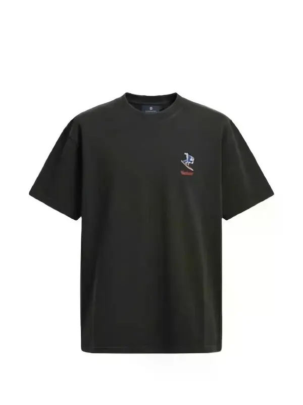 ALBERTO BRESCI Embroidered Short-sleeve T-shirt