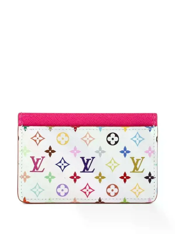 LOUIS VUITTON X Takashi Murakami Monogram Multicolor With Leather Card Holder
