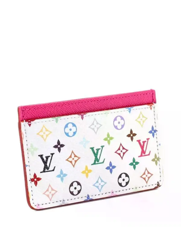 LOUIS VUITTON X Takashi Murakami Monogram Multicolor With Leather Card Holder