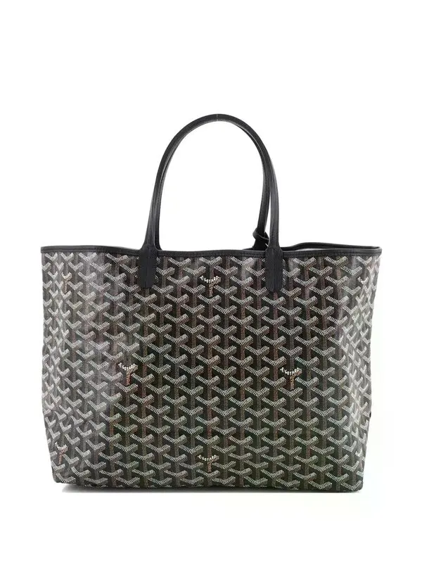 Goyard Saint Louis Coated Canvas Pm Tote Bag - Black