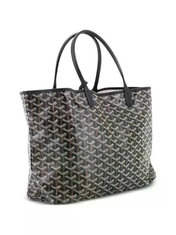 Goyard Saint Louis Coated Canvas Pm Tote Bag - Black
