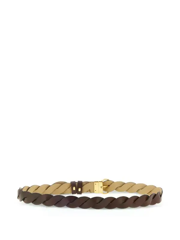 Fendi Ff Reversible Braided Loop Belt