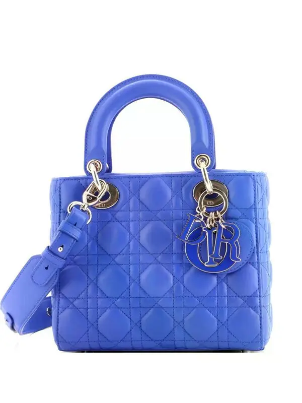 Dior Abcdior Lady Bag Lambskin - Blue