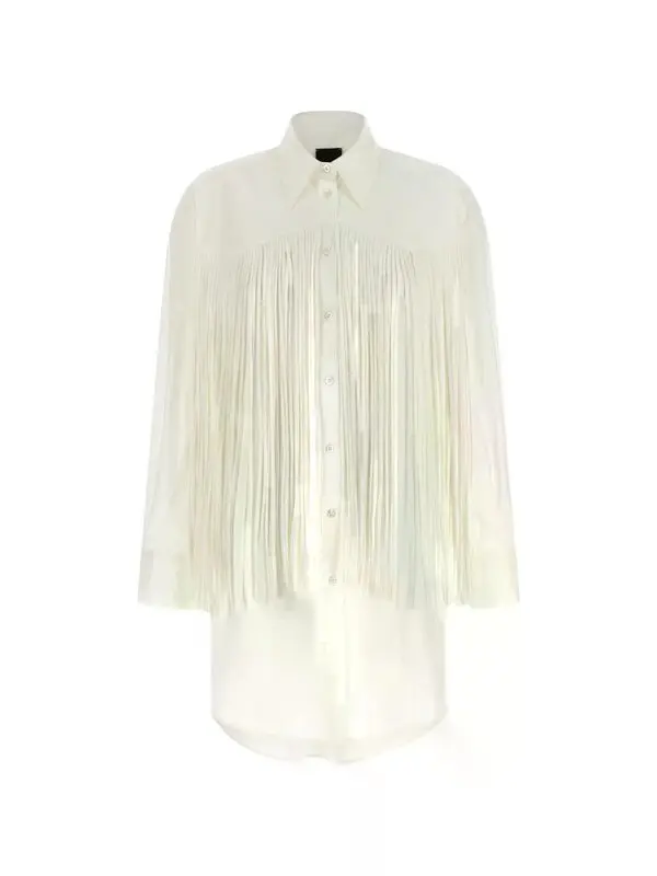 Pinko Fringed Mini Dress - Neutrals