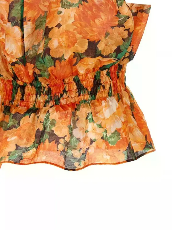 Pinko Botanical Garden V-neck Top