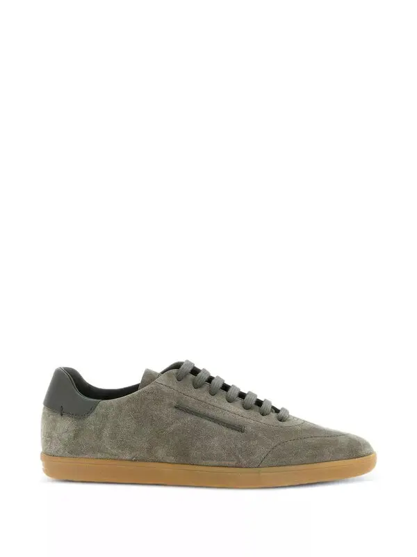 Zegna 232 Tone-on-tone Suede Sneakers - Grey