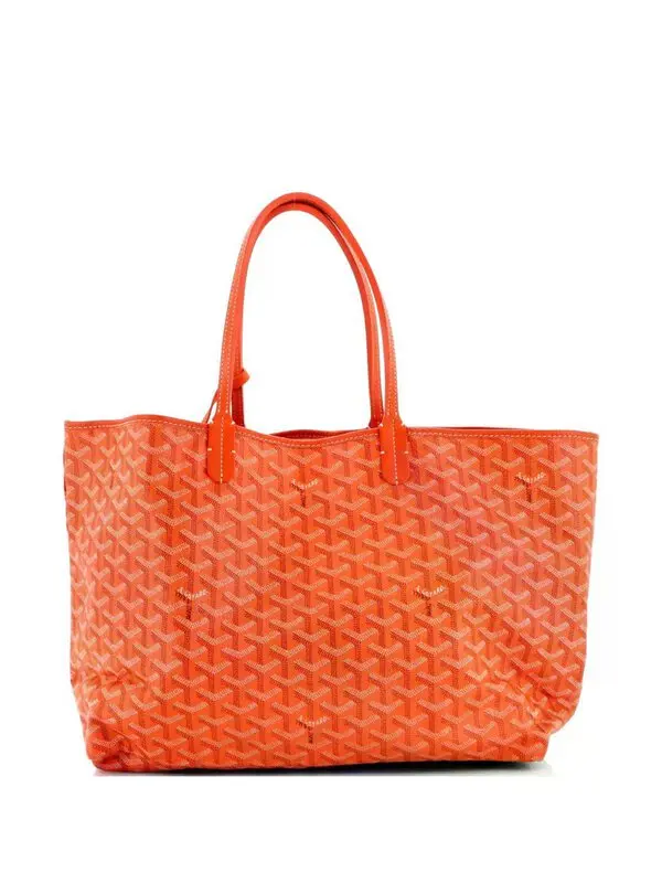 Goyard Saint Louis Coated Canvas Pm Tote Bag - Orange