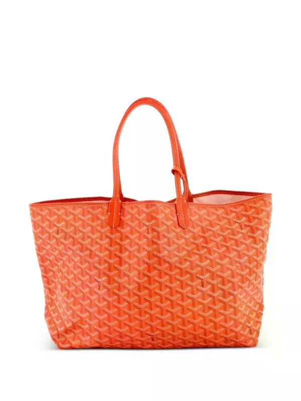 Goyard Saint Louis Coated Canvas Pm Tote Bag - Orange