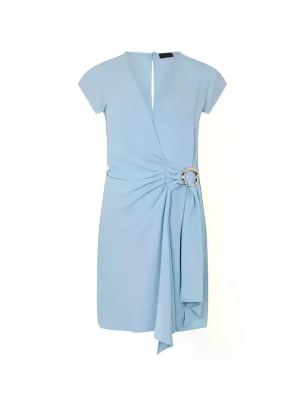Liu Jo V-neck Mini Wrap Dress - Blue