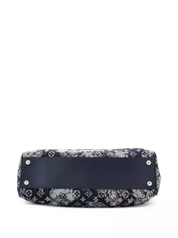LOUIS VUITTON Grand Sac Monogram Tapestry Canvas Tote Bag - Blue
