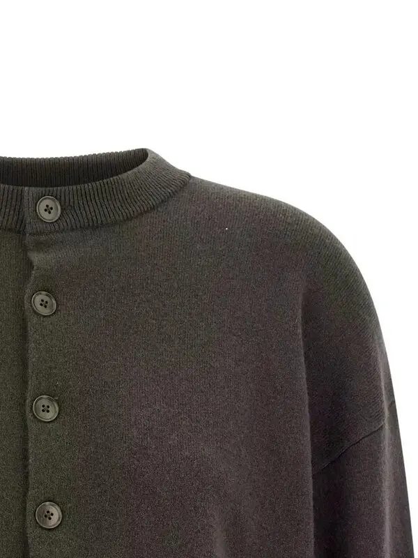 Extreme Cashmere Nº170 Buttoned Crew-neck Cardigan