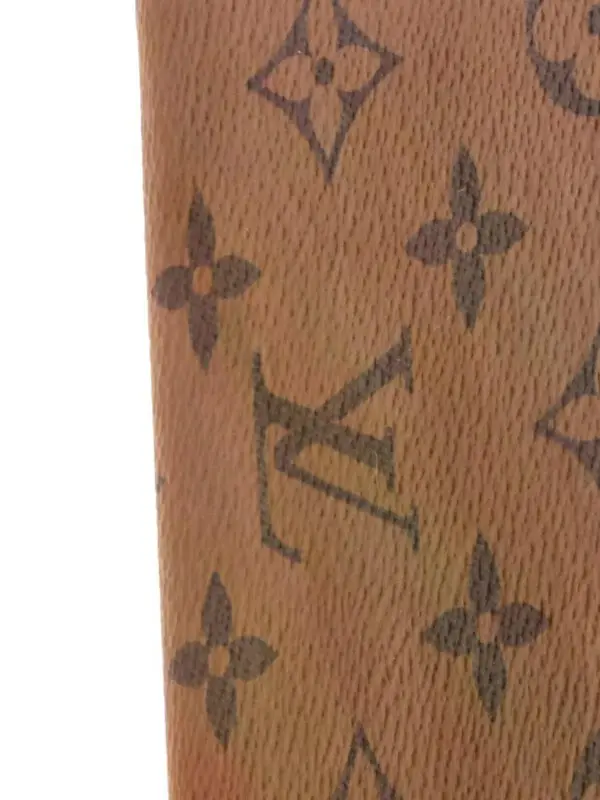 LOUIS VUITTON Clemence Wallet Reverse Monogram Canvas Small Wallets - Brown