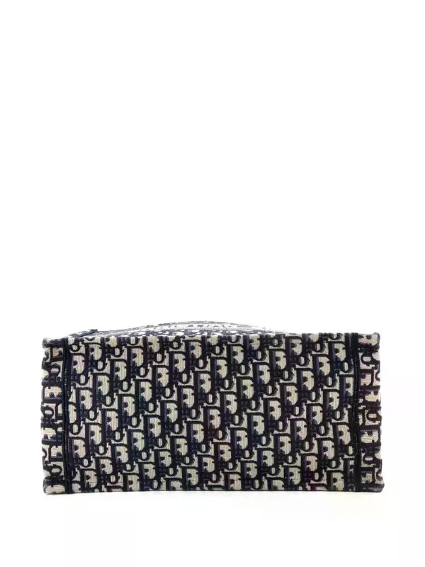 Dior Oblique Canvas Medium Tote Bag - Blue
