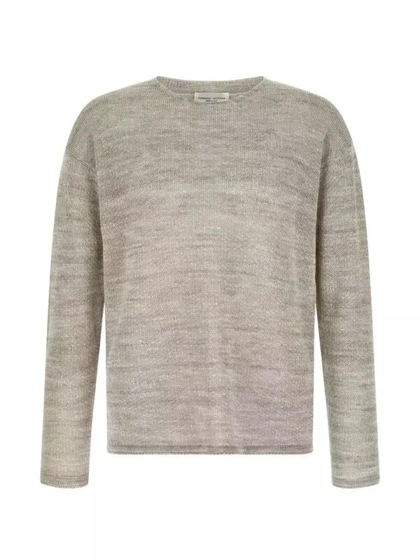 ROBERTO COLLINA Mouliné Knit Sweater - Grey