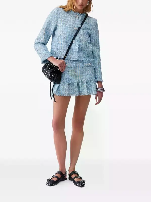 Liu Jo Bouclé Miniskirt With Lurex Detail