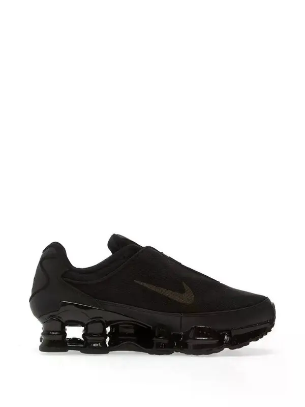 Nike Shox Tl Zip Logo Sneakers - Black