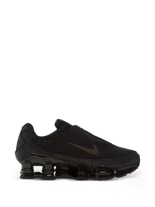 Nike Shox Tl Zip Logo Sneakers - Black